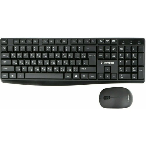 Клавиатура + мышь Gembird Black (KBS-9300)