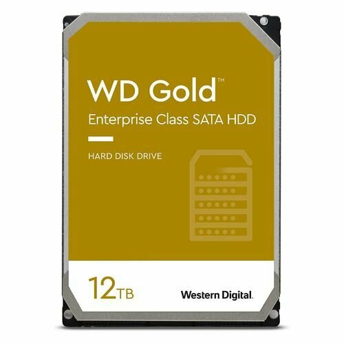 Жесткий диск WD Gold WD121KRYZ, 12ТБ, HDD, SATA III, 3.5"