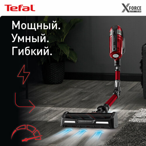 Пылесос Tefal 12.60 TY98A9WO, красный/черный