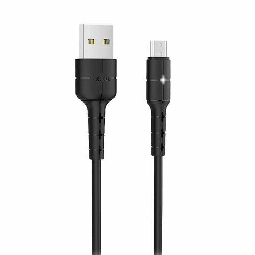 Кабель USB MicroUSB Hoco X30 <черный>