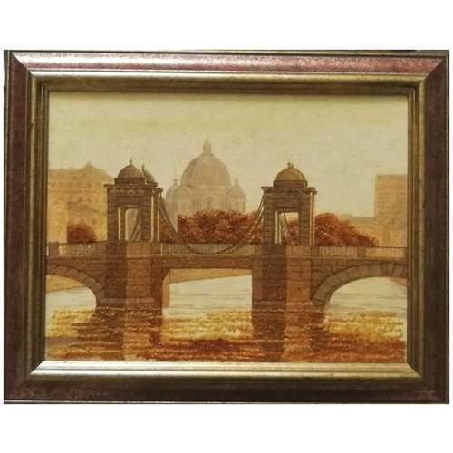 Картины из янтаря мост Ломоносова
