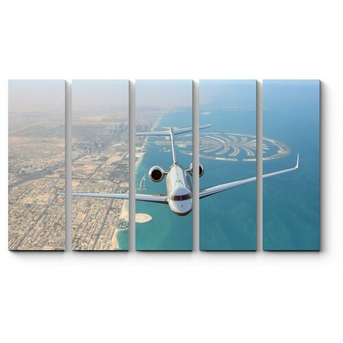 Модульная картина Пролетая над Дубаем180x108