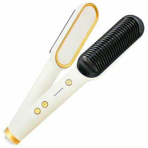 Расческа - выпрямитель для волос Straight comb FH909/ Электрическая расческа для выпрямления волос 5 температурных режимов