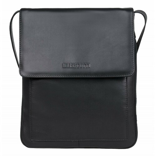 Сумка планшет Franchesco Mariscotti Модная мужская сумка 108688, фактура гладкая, черный