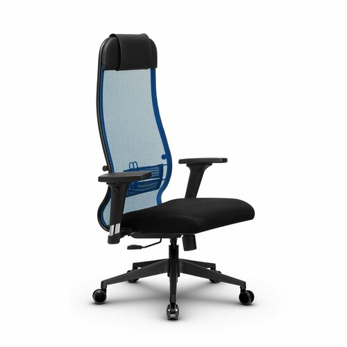Компьютерное офисное кресло метта В 1b11/2D, Основание 17832, Синее/Черное