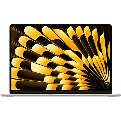 Apple Ноутбук Apple MacBook Air 13 2024 (M3 8-Core, GPU 10-Core, 8GB, 512GB) (8 ГБ, 512 ГБ, MRXU3, Сияющая звезда)