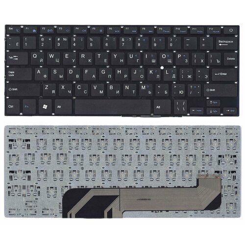 Клавиатура для ноутбука Prestigio 141A02 черная