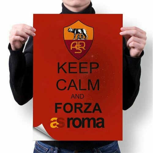 Плакат GOODbrelok А3 принт ФК Рома, ROMA - 0002