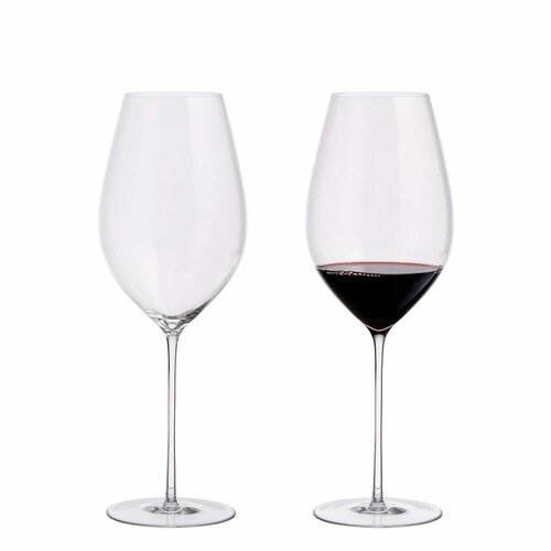 Набор бокалов для вина 2 штуки Halimba Crystal Balance Red Wine Glass, 540 мл, прозрачные