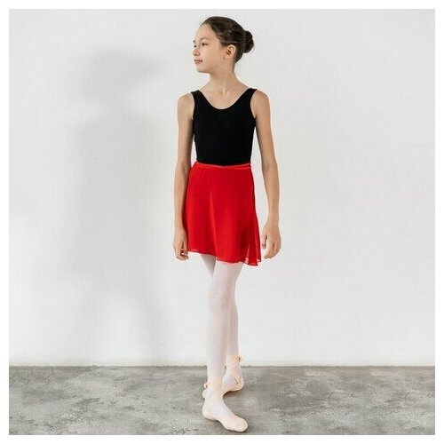 Юбка для танцев и гимнастики Baletmarket, размер 135-146, красный