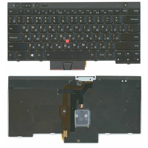 Клавиатура для ноутбука Lenovo ThinkPad T430 T430I X230 T530 L430 L530 черная с подсветкой