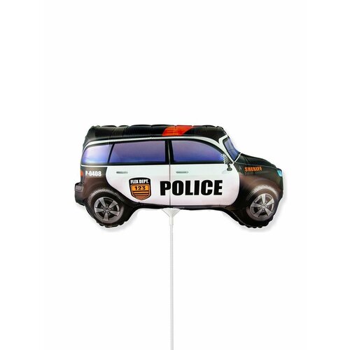 Воздушный шар фигура на палочку Полицейская машина 1шт