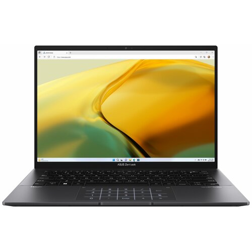 Ноутбук Asus Zenbook 14 UM3402YA-KP688 14"(2560x1600) AMD Ryzen 5 7530U(2Ghz)/16GB SSD 512GB/ /No OS/90NB0W95-M016J0