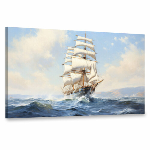 Интерьерная картина 100х60 "Корабль"