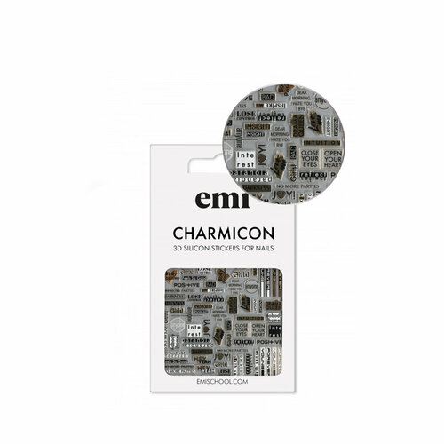 E.Mi, 3D-стикеры №196 Джой Charmicon 3D Silicone Stickers