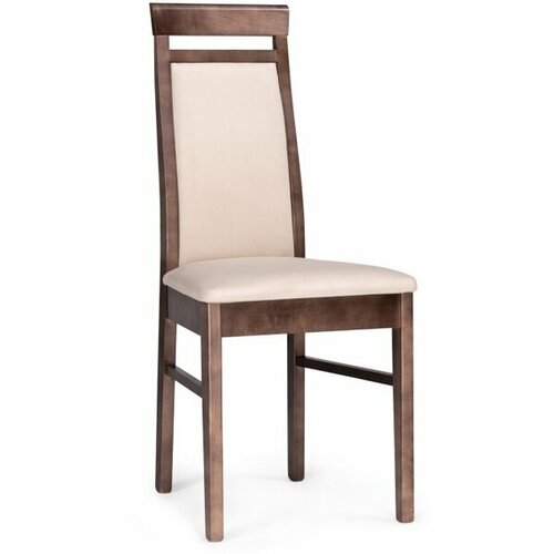 Деревянный стул Woodville Амиата бежевый / орех 528937