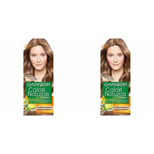 Garnier Краская для волос женская Color Naturals 7.132 Натуральный русый 110мл, 2 шт