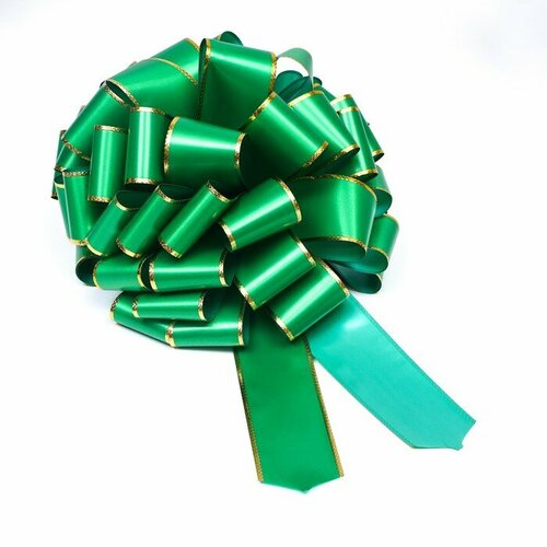 Бант-шар подарочный №7, зелeный