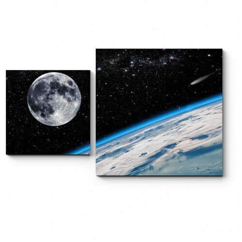 Модульная картина Бескрайние просторы космоса 90x54