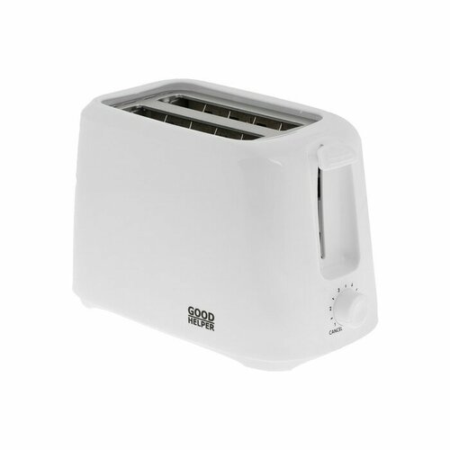 Тостер GOODHELPER ET-103, 750 Вт, 6 режимов, 2 тоста, белый