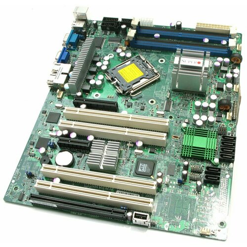 Материнская плата SuperMicro X7SBE + RAM 2Gb + CPU E8400 LGA775