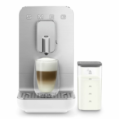 Автоматическая кофемашина Smeg BCC13WHMEU с молочной системой, цвет белый матовый