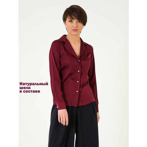 Блуза размер 50, бордовый