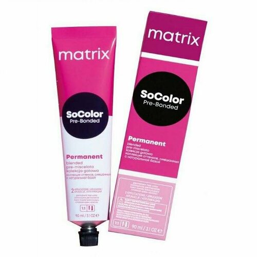 Matrix SOCOLOR Pre-Bonded - Матрикс соколор Стойкая краска для волос, 90 мл - Соколор Пре Бондед 6AA Темный блондин глубокий пепельный