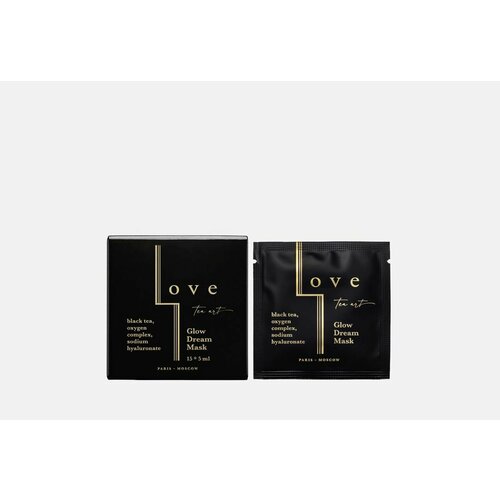 Экспресс маска сияние LOVE TEA ART GLOW DREAM Mask 15 мл