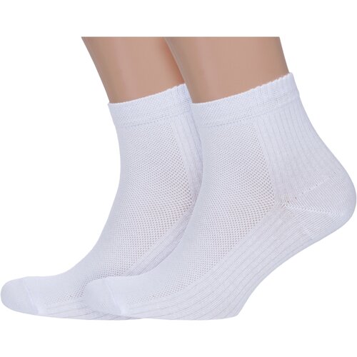 Носки PARA socks, 2 пары, размер 25-27, белый