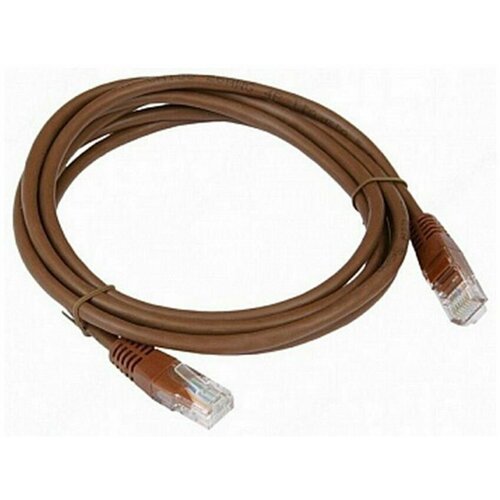 Патч-корд ACD-LPU6Z-30N Cat6 UTP 26AWG 4Pair, CU, LSZH, Коричневый, 3м