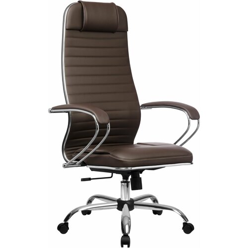Компьютерное кресло МЕТТА-6(MPES)/подл.116/осн.003 темно-коричневый