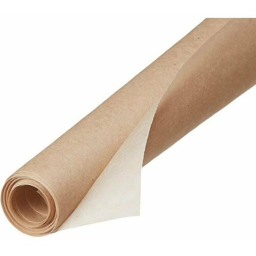 Бумага для выпечки/запекания/пергаментная бумага /28 см ширина, 5м длина, бурая