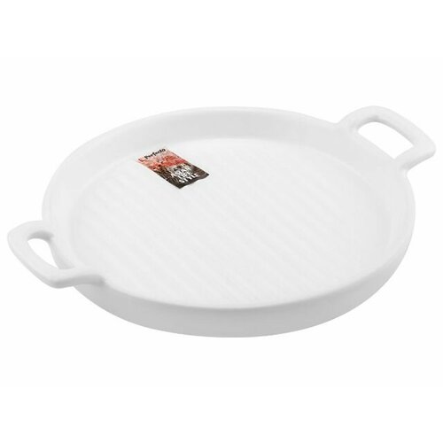 Тарелка-блюдо керамическая, 23.5х18.5х2.5 см, серия ASIAN, белая, PERFECTO LINEA (17-112350)