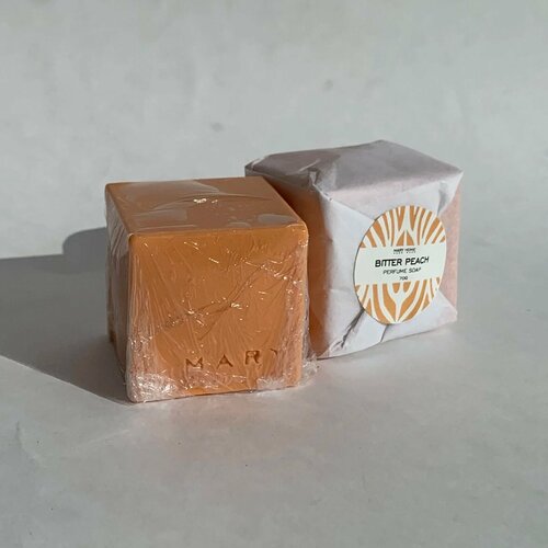 Парфюмерное мыло кубик “Bitter Peach” MARYHOME (персик)