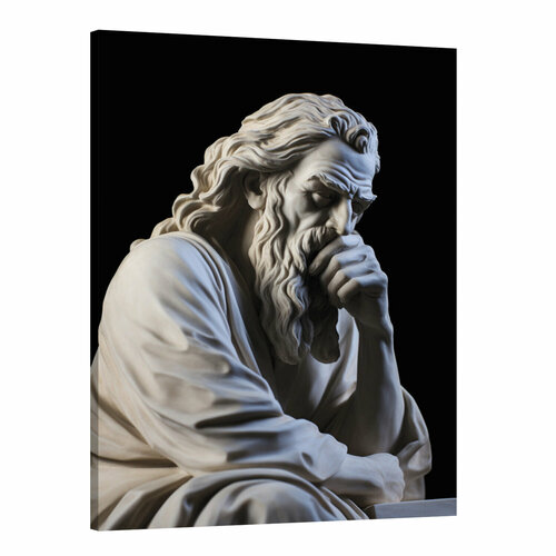 Интерьерная картина 50х70 "Греческий мыслитель"
