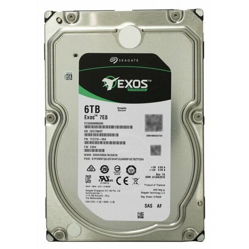 Жесткий диск Seagate 1YZ210 6Tb 7200 SAS 3,5" HDD