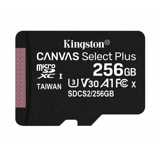 256Гб MicroSDXC карта памяти Kingston Canvas Select Plus (SDCS2/256GB CN version)