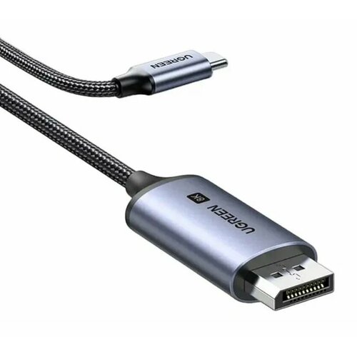Аксессуар Ugreen CM556 USB-C - DisplayPort 3m Silver 25839