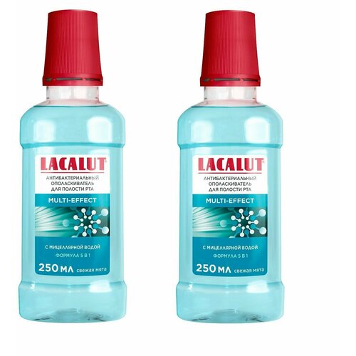 Lacalut Ополаскиватель для полости рта Multi-effect , 250 мл, 2 штуки