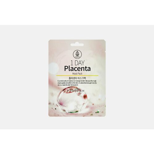 Тканевая маска для лица MEDB 1 DAY Placenta Mask Pack 1 шт