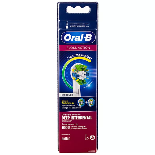 Насадки Braun Oral-B Floss Action, Clean Maximiser, 3 шт.
