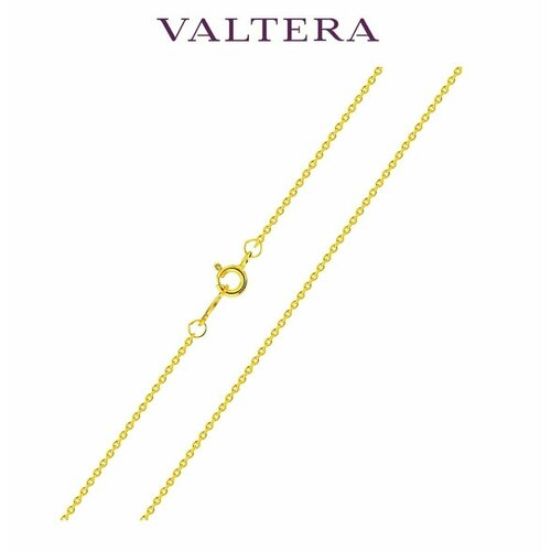 Цепь VALTERA, серебро, 925 проба, длина 80 см, средний вес 2.65 г, золотой