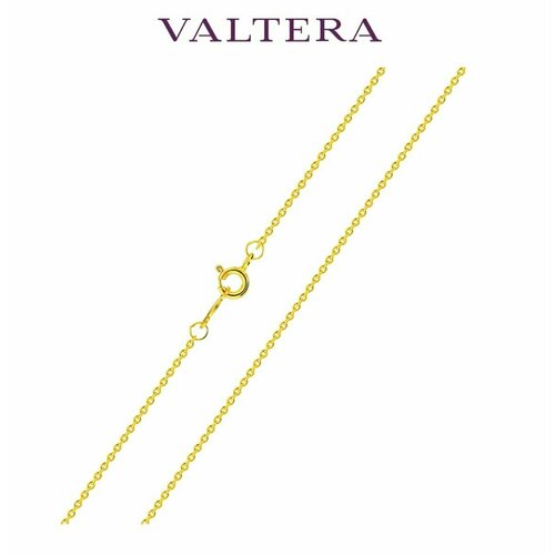 Цепь VALTERA, серебро, 925 проба, длина 75 см, средний вес 2.52 г, золотой