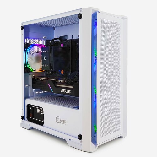 Игровой PC юкомс Ryzen 5 4600G, RX 6400 4GB, HDD 1TB, SSD 120GB, 16GB DDR4, БП 450W, win 10 pro, White game case