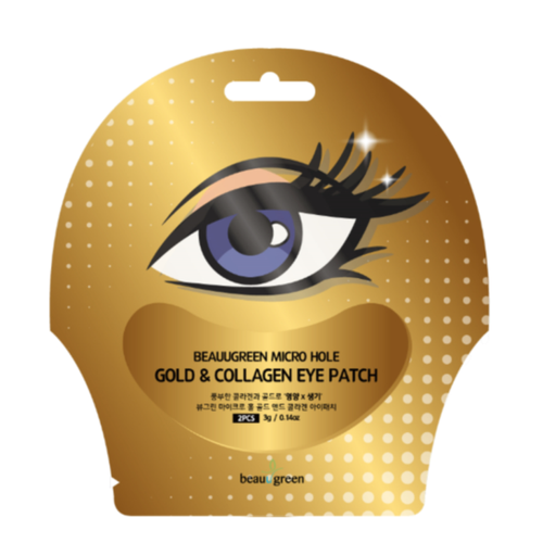 Маска-патч для глаз Beauugreen Micro Hole Gold & Collagen Eye Patch