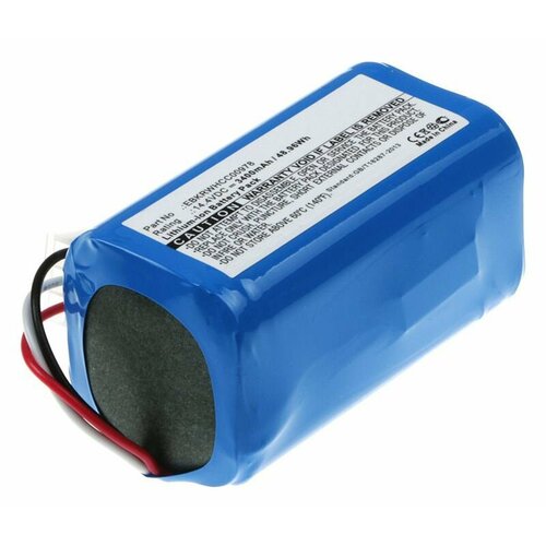 Аккумулятор Pitatel для пылесосов iClebo Arte, Pop, Smart, Li-Ion 14.4V 3400mAh