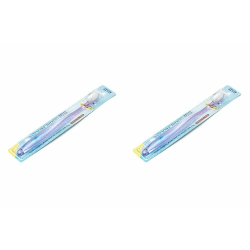 Hanil Зубная щетка Dental Pro Care-2 Micro tip bristles, пурпурная, 2 шт