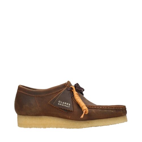 Полуботинки  Clarks, размер 10, коричневый