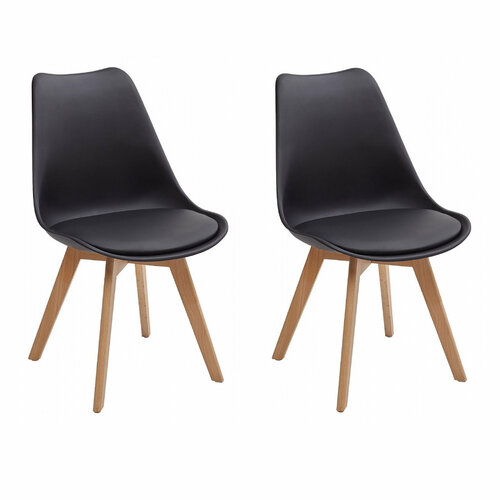Комплект стульев Milan мягкий со спинкой для гостиной, кухни, дома 2 шт